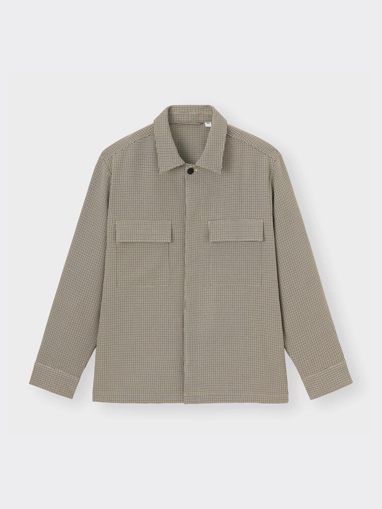 Double Pocket Shirt Check | GU US