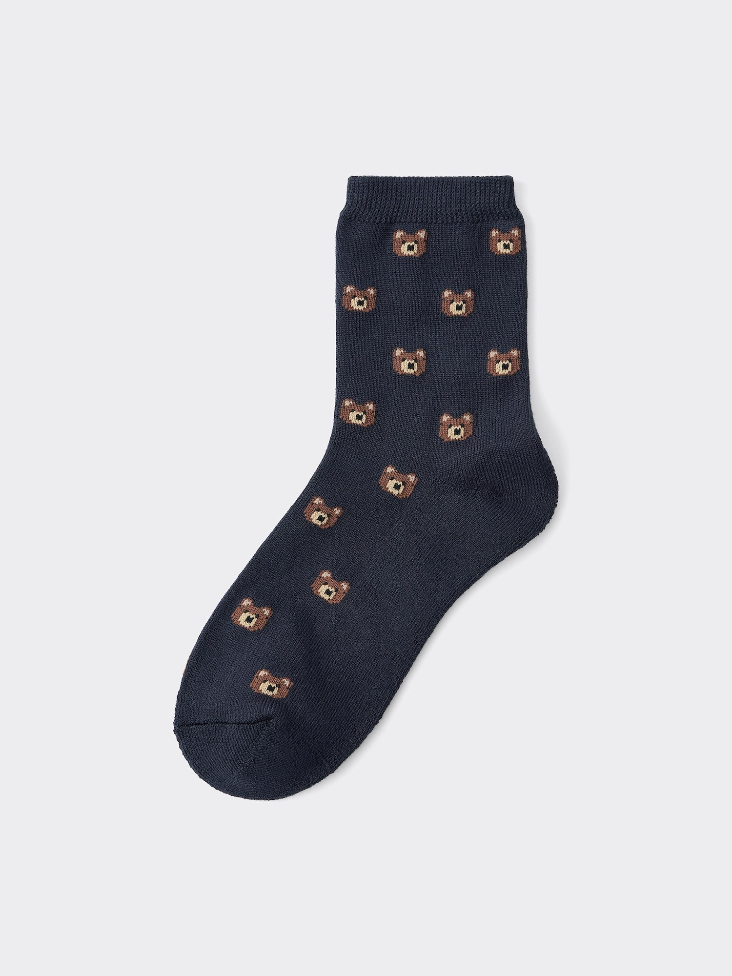 Women's STYLE-HEAT Pile Crew Socks Bear | GU US