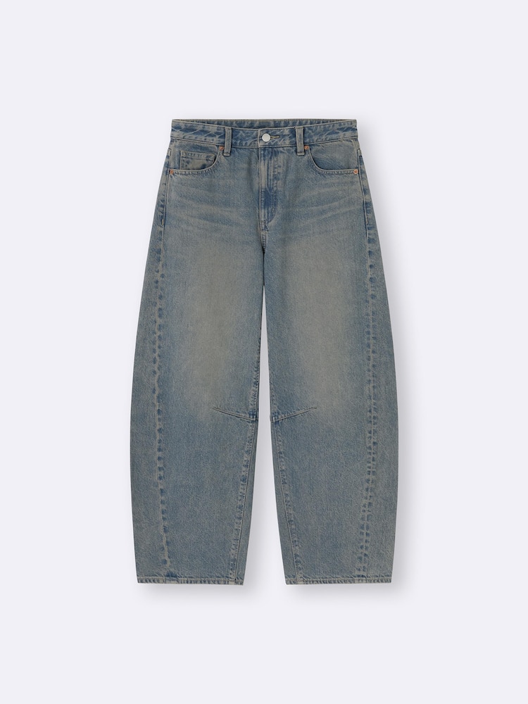 Barrel Leg Jeans | Short 28.5 Inseam | GU US