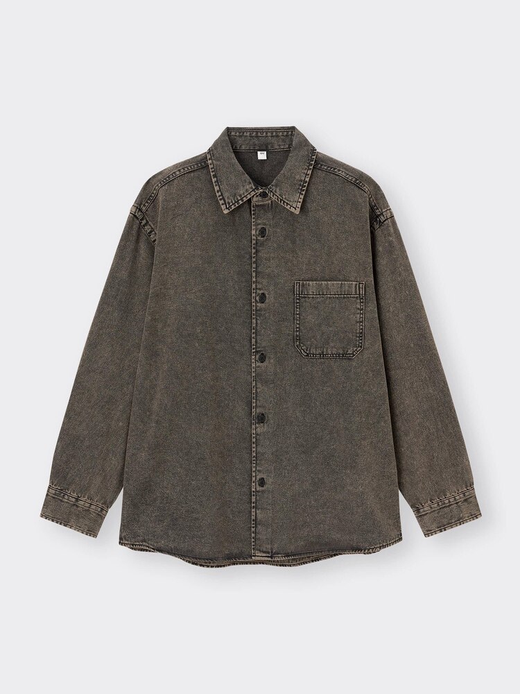 Washed Shirt Denim | GU US