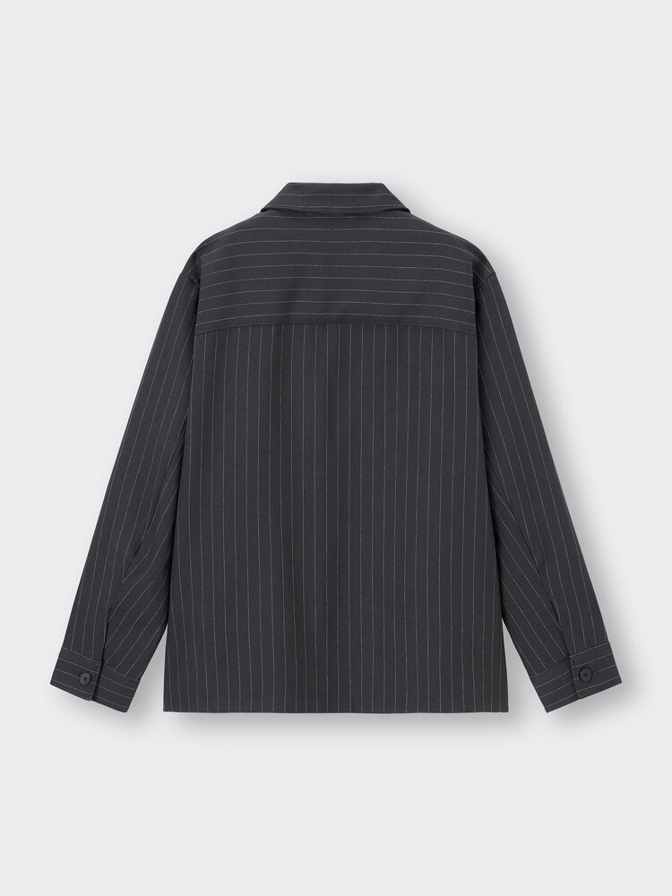 Double Pocket Shirt Stripe | GU US