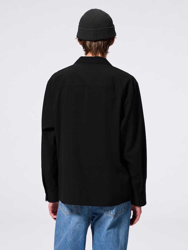 Double Pocket Open Collar Shirt | GU US