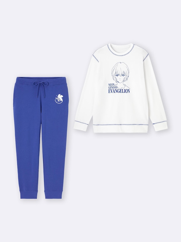 Stretch Soft Lounge Set | Long | EVANGELION | GU US
