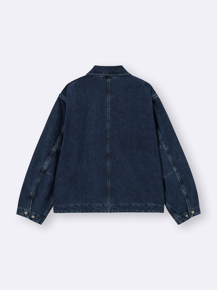Denim Zip Up Jacket | GU US