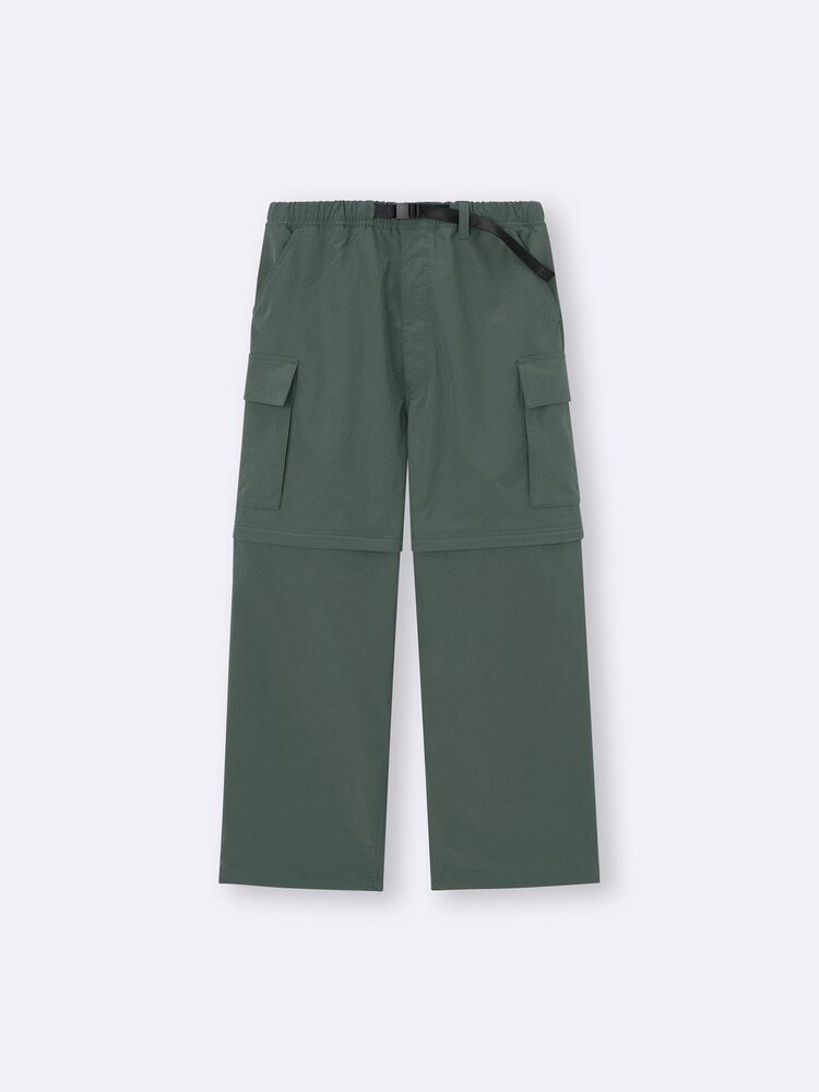 Convertible Wide Cargo Pants | GU US