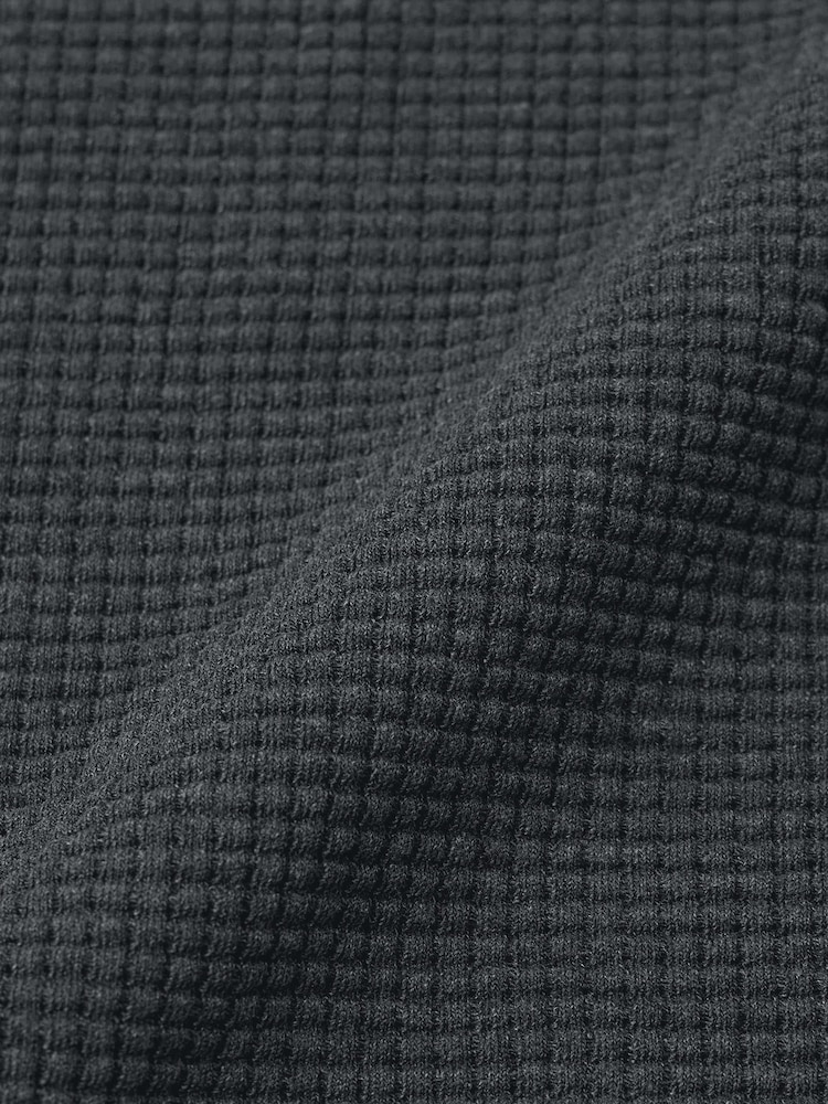 Heavy Waffle Half-Zip Pullover | GU US