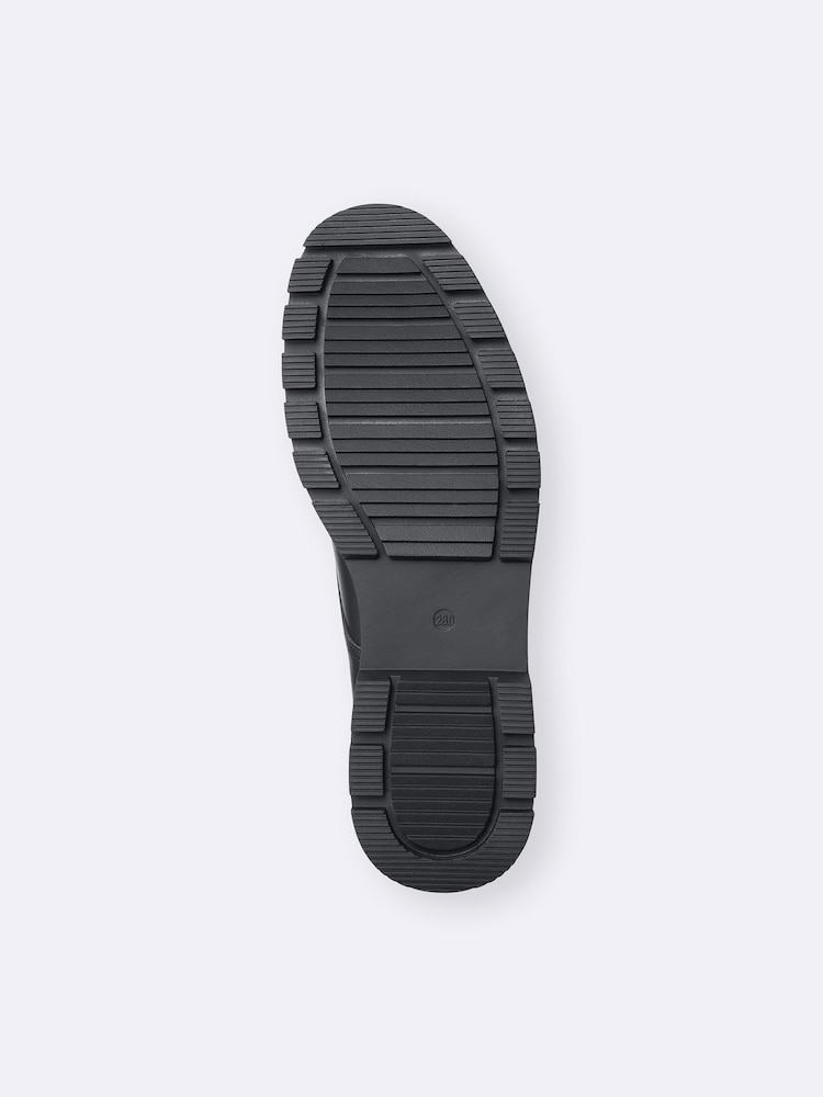 Chunky Sole Plain Toe Shoes | GU US