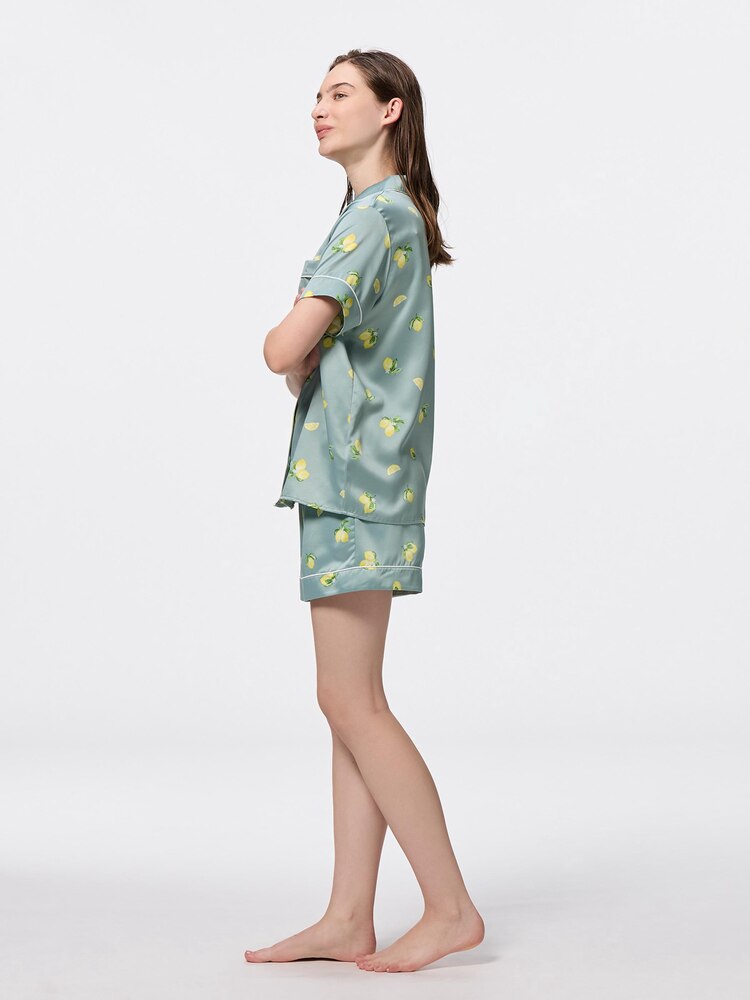 Satin Pajamas | Short | Lemon | GU US