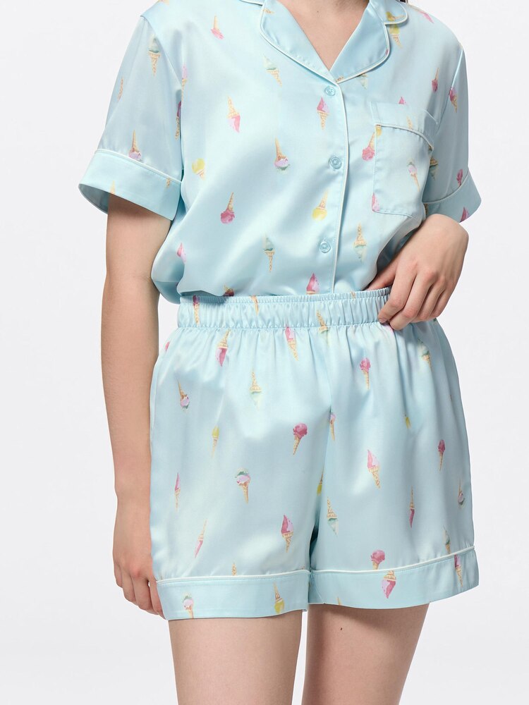Satin Pajamas | Short | Gelato | GU US