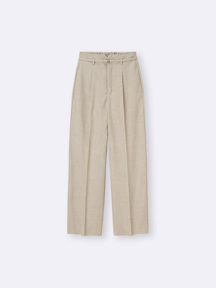 Belted Straight Pants | GU US