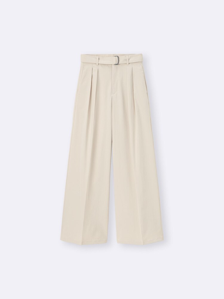 Belted Wide Pants | GU US