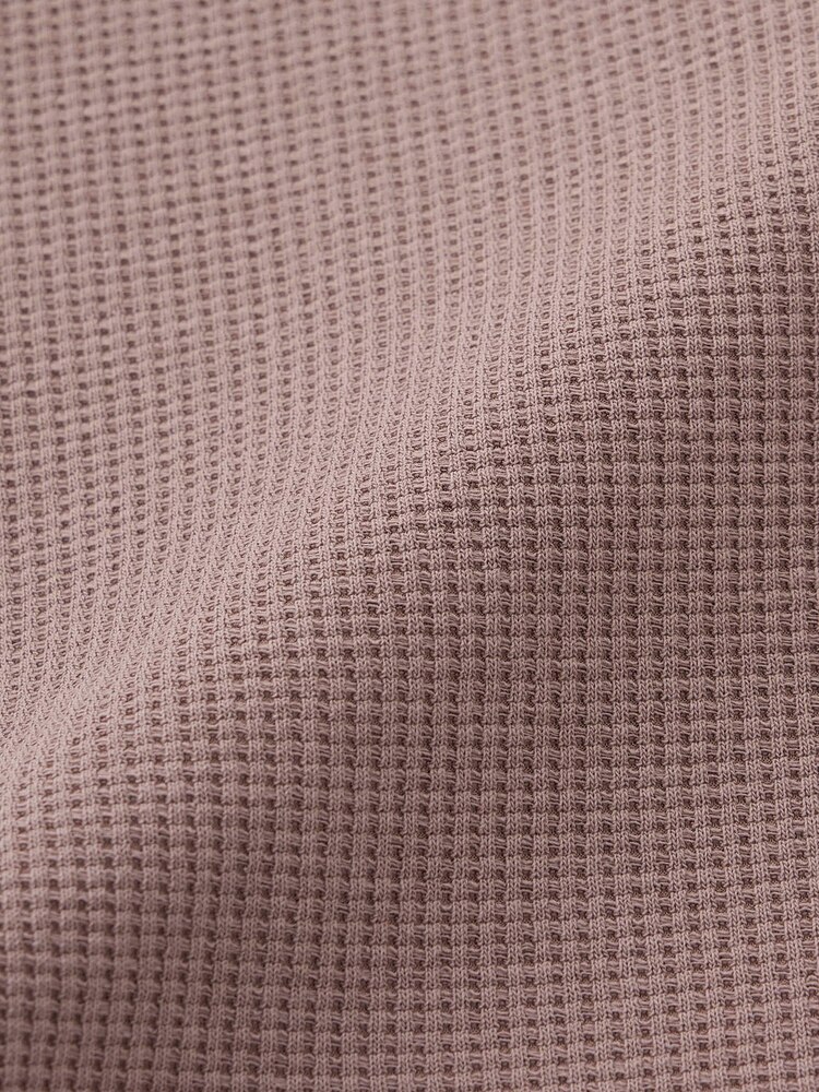 Waffle Henley Neck T-Shirt | GU US