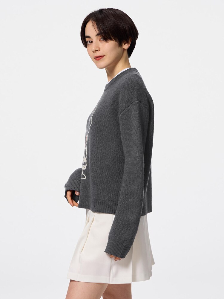 Crew Neck Sweater | Peanuts | GU US