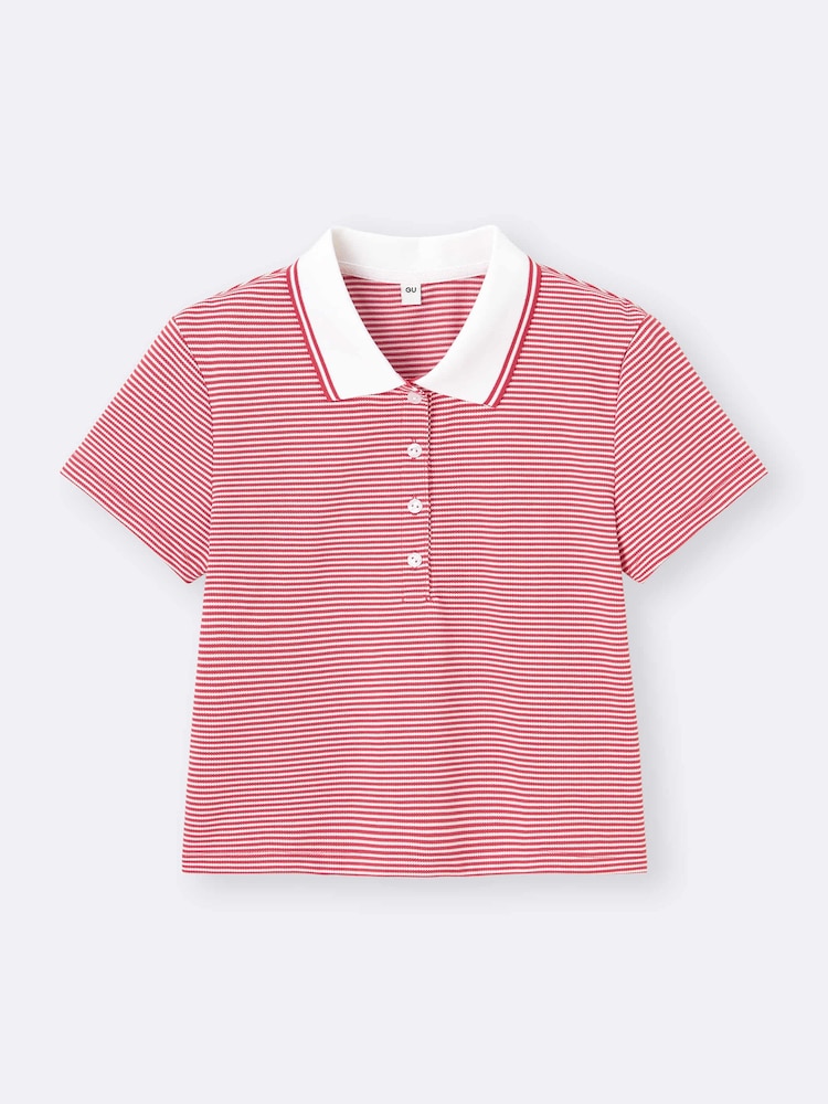 Lined Striped Polo Shirt | Shirt | GU US