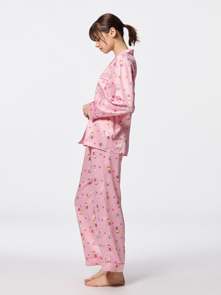 Satin Pajamas | Long | Peanuts | GU US