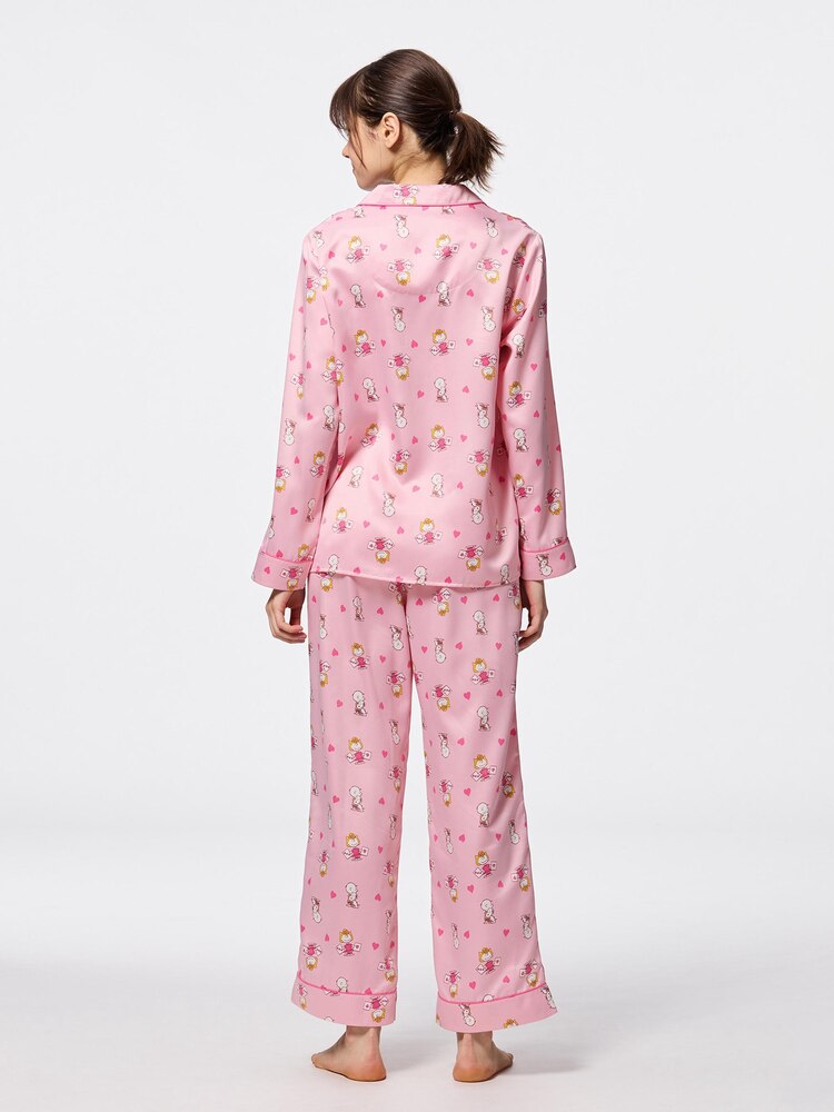Satin Pajamas | Long | Peanuts | GU US