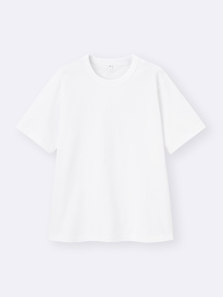 Cotton Crew Neck T-Shirt | GU US