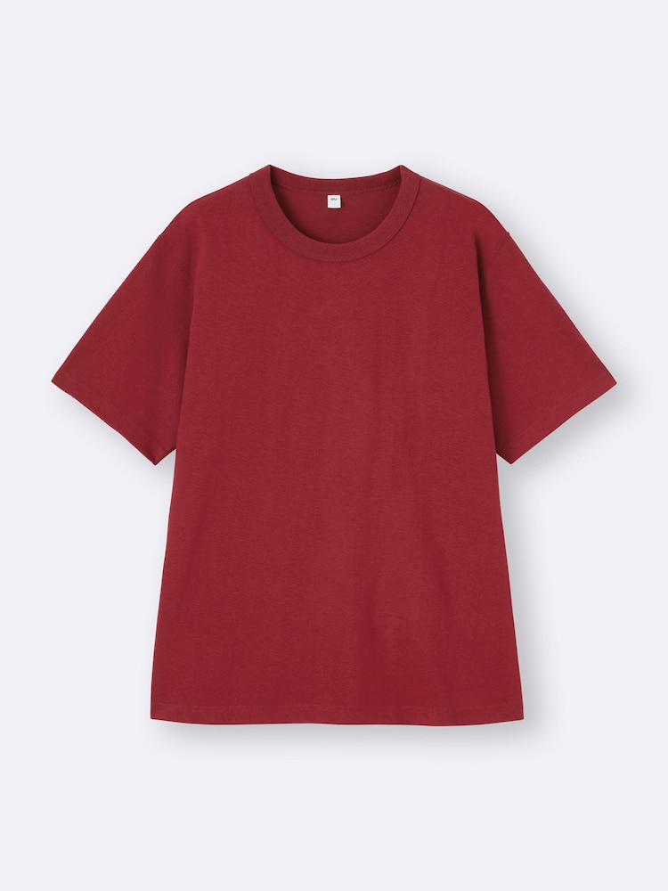 Cotton Crew Neck T-Shirt | GU US