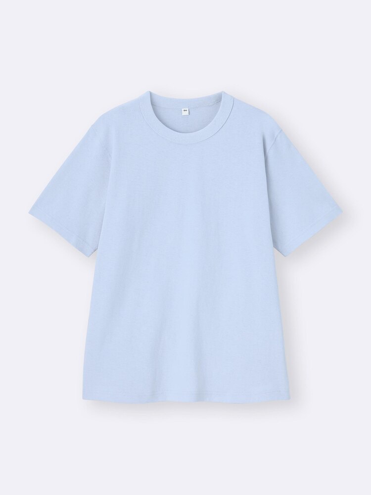 Cotton Crew Neck T-Shirt | GU US