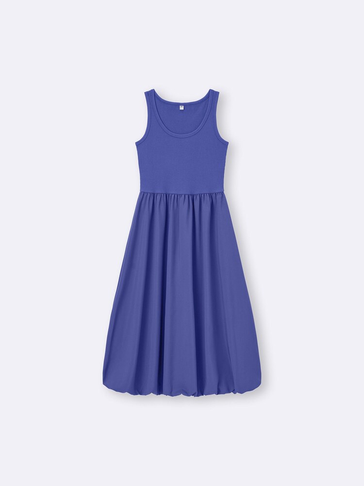 W'S Bubble Hem Dress | Sleeveless | GU US