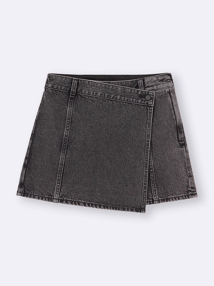 Denim Wrap Skort | GU US