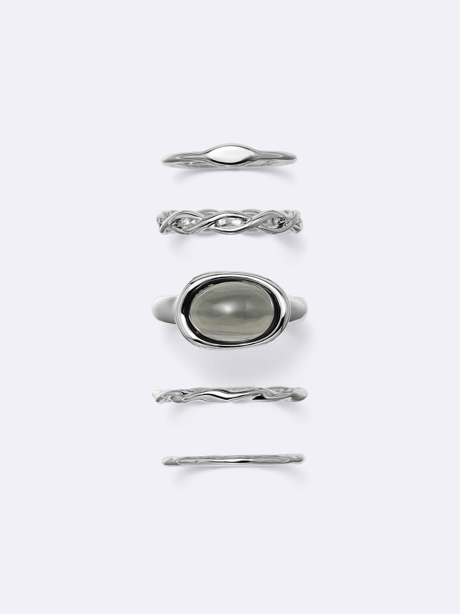 Women's Stone & Metal Ring 5-Pack | GU US