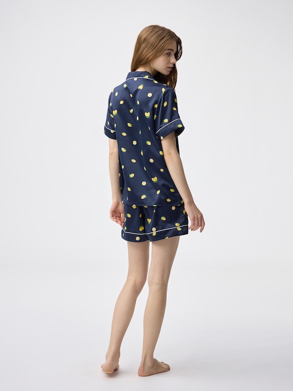 Satin Pajamas | Short | Lemon | GU US