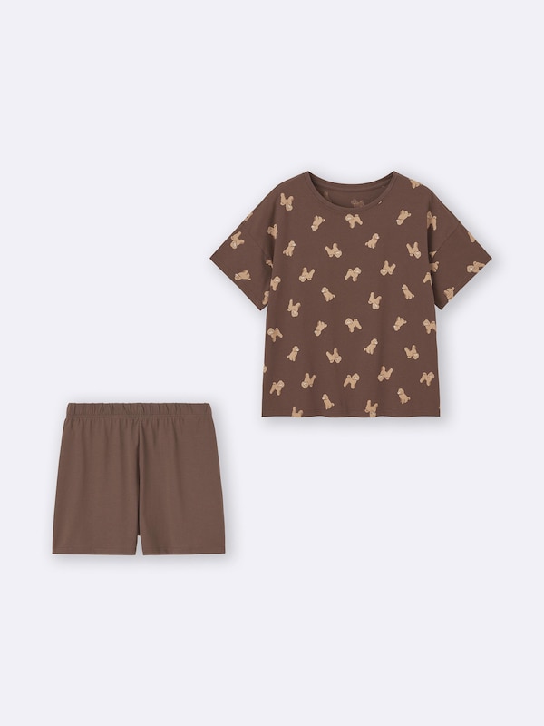 Cotton Color Lounge Set | Short | Dog | GU US