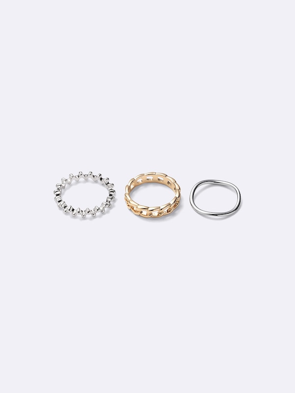 Women's Metal Motif Ring 5-Pack | GU US