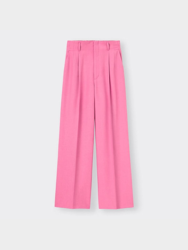 GU公式 | ハイウエストカラーストレートスラックス(丈標準69～73cm)