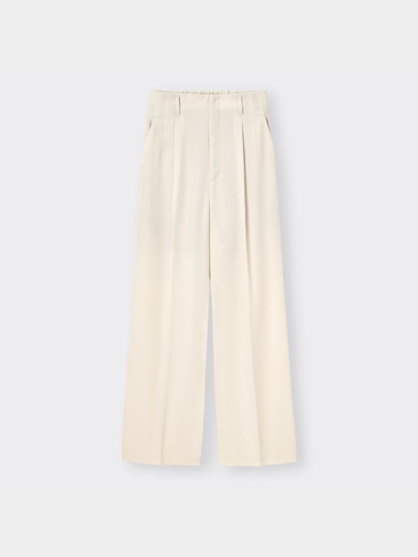 GU公式 | ハイウエストカラーストレートスラックス(丈標準69～73cm)