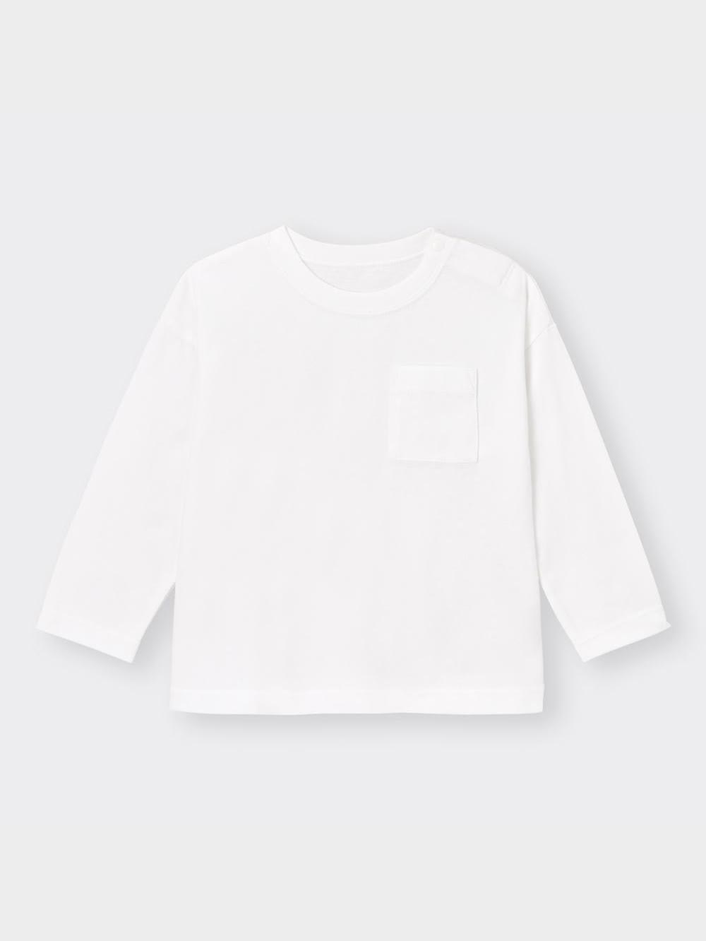 GU公式 | BABY(TODDLER)コットンクルーネックT(長袖)