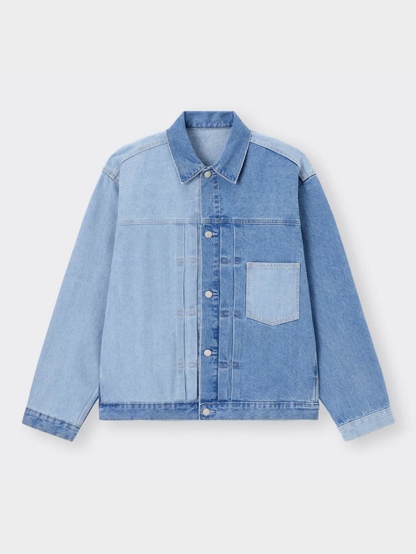 GU公式 | デニムジャケット(クレイジー)NT+E