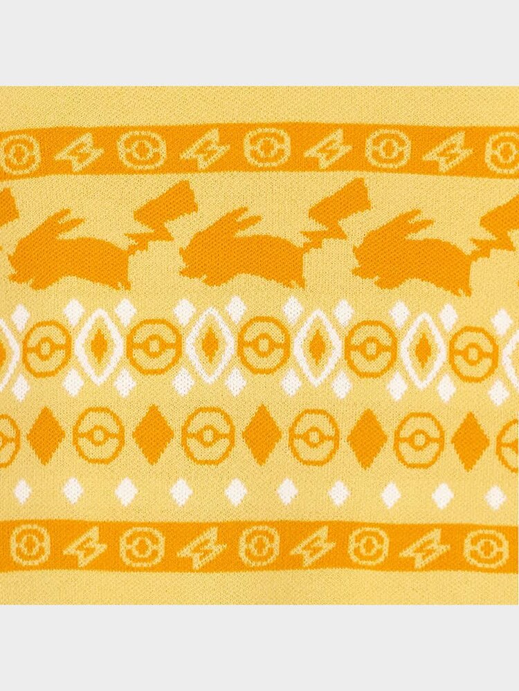 GU公式 | KIDS(男女兼用)クルーネックセーター(長袖) Pokemon 1