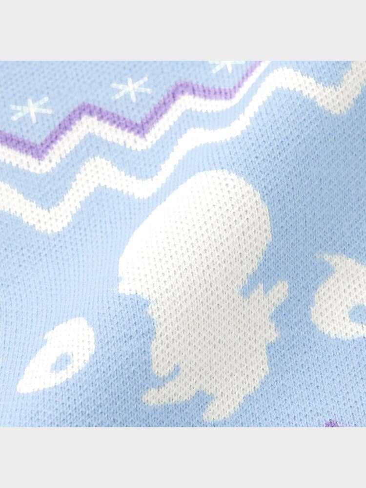 GU公式 | KIDS(男女兼用)クルーネックセーター(長袖) Pokemon 2