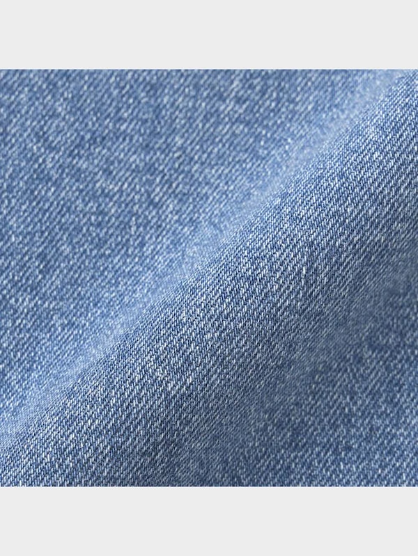 GU公式 | ミドルライズフレアジーンズB+EC(丈短め68.0cm)