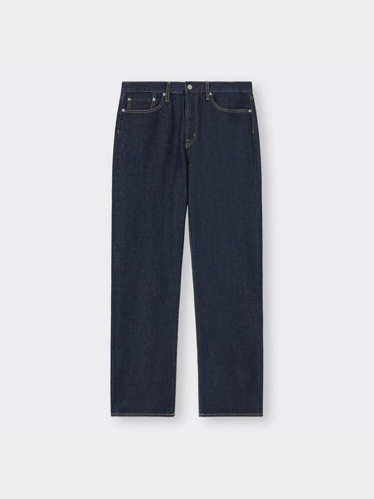 GU公式 | レギュラージーンズ+EC(丈長め83.0cm)