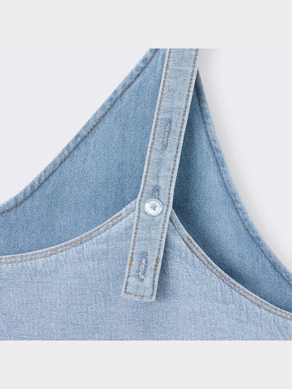 GU公式 | ライトデニムキャミソールワンピースOSB+EC