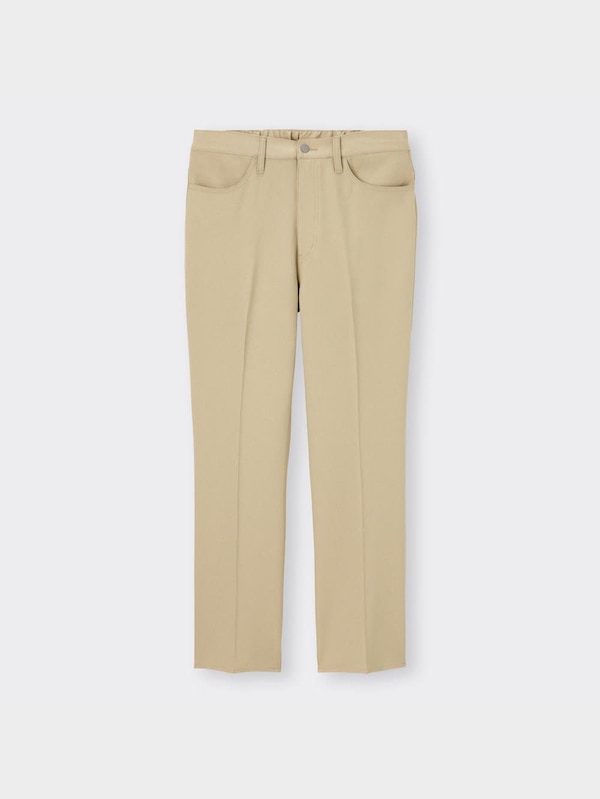 GU公式 | センタープレスストレートパンツ+EC(丈長め78.0cm)(セットアップ可能)