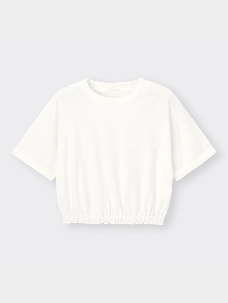 GU公式 | ウエストギャザーT(半袖)OSB+EC
