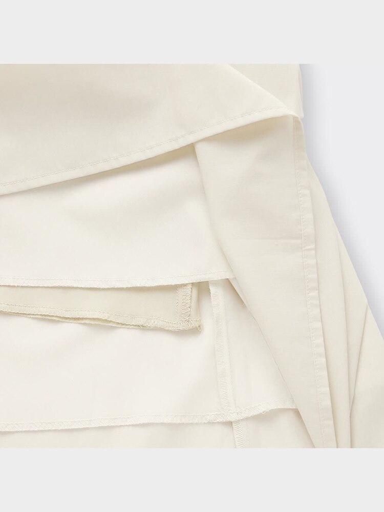 GU公式 | タックフレアミディスカート+EC(丈短め75.0～79.0cm)