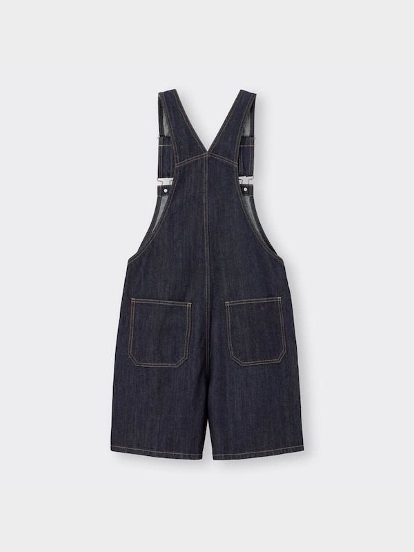 GU公式 | デニムサロペットショーツOSB+EC