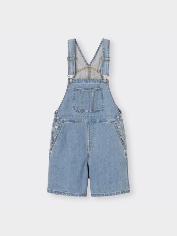 GU公式 | デニムサロペットショーツOSB+EC