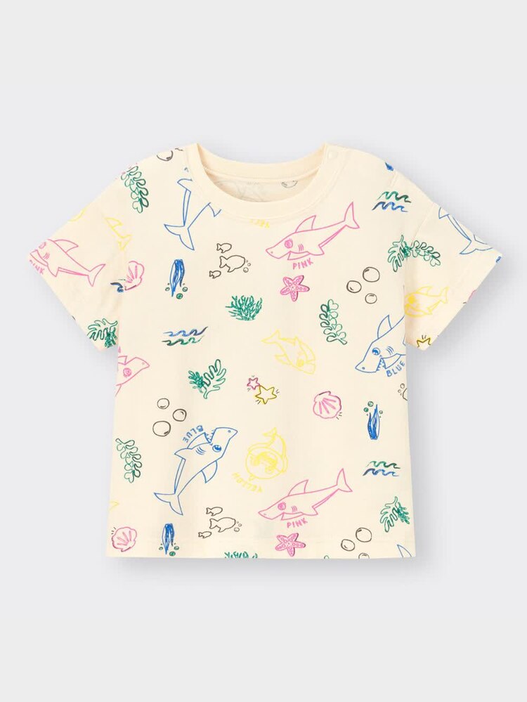 GU公式 | BABY(TODDLER)グラフィックT(半袖) Baby Shark 3