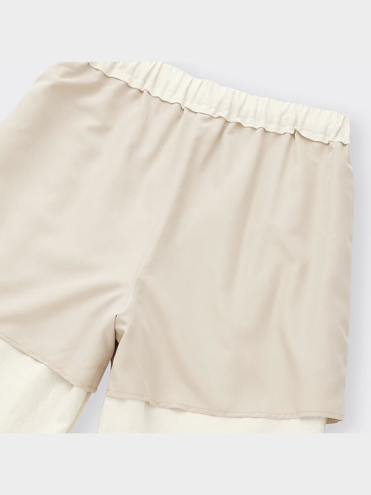 GU公式 | リネンブレンドプルオンパンツ+EC(丈長め80.0cm)(セットアップ可能)