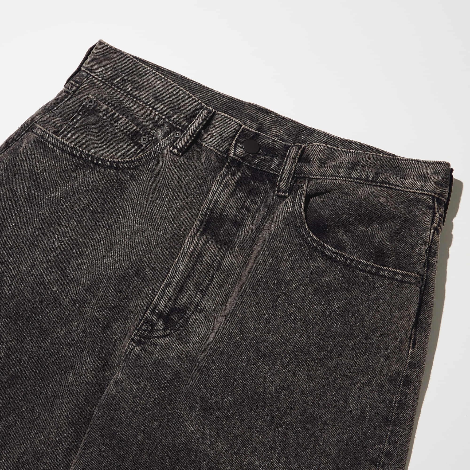 GU公式 | バギージーンズ+EC(丈長め80.0cm)(セットアップ可能)