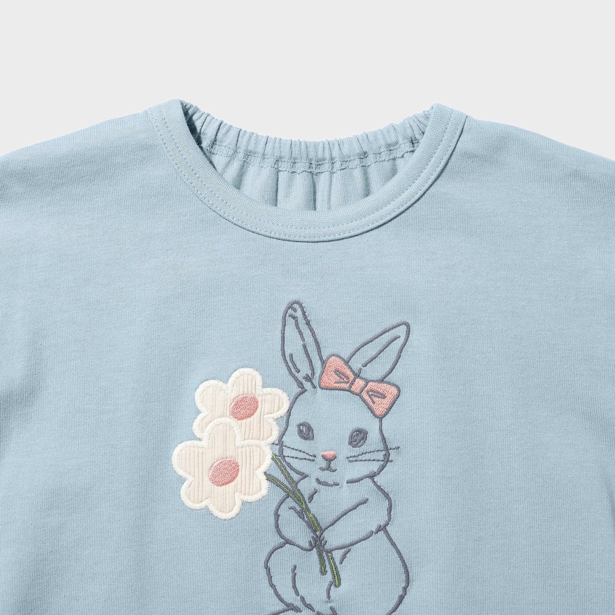 GU公式 | BABY(TODDLER)カンタンT(長袖)(ラビット)