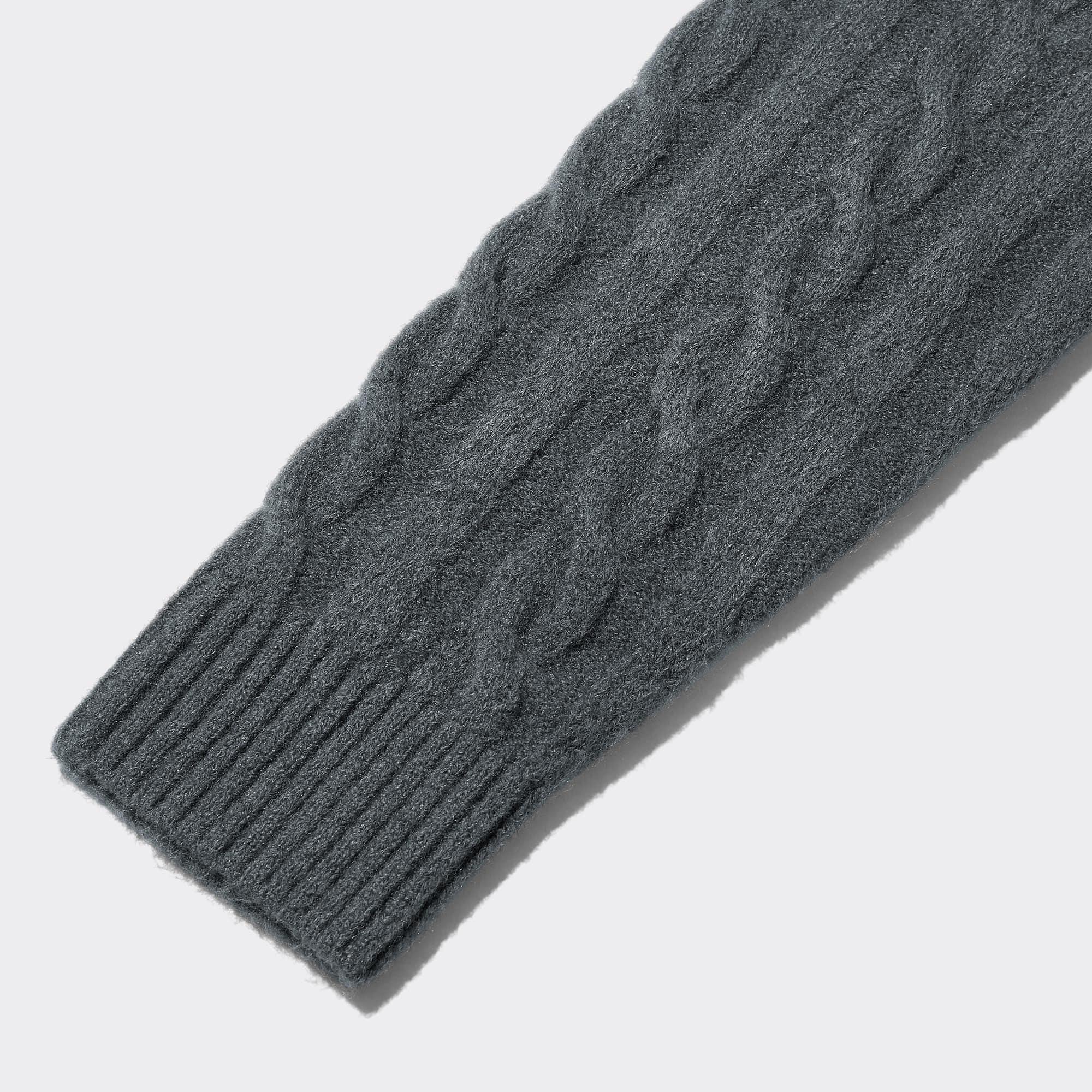 GU公式 | パフィータッチスキッパーケーブルセーター