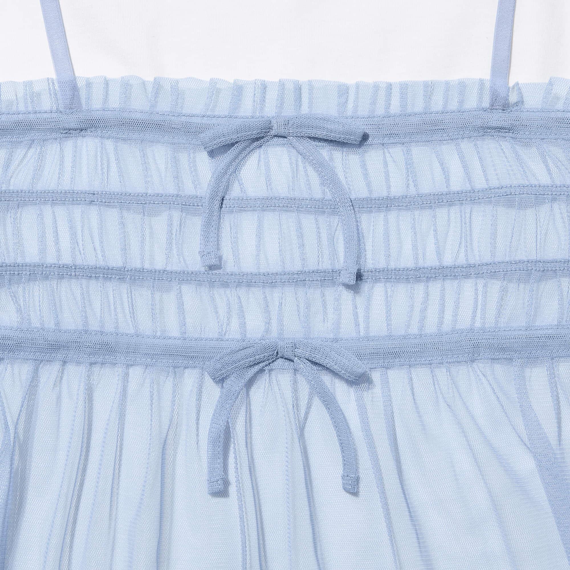 GU公式 | GIRLS2ピースチュールキャミソールセットT JR