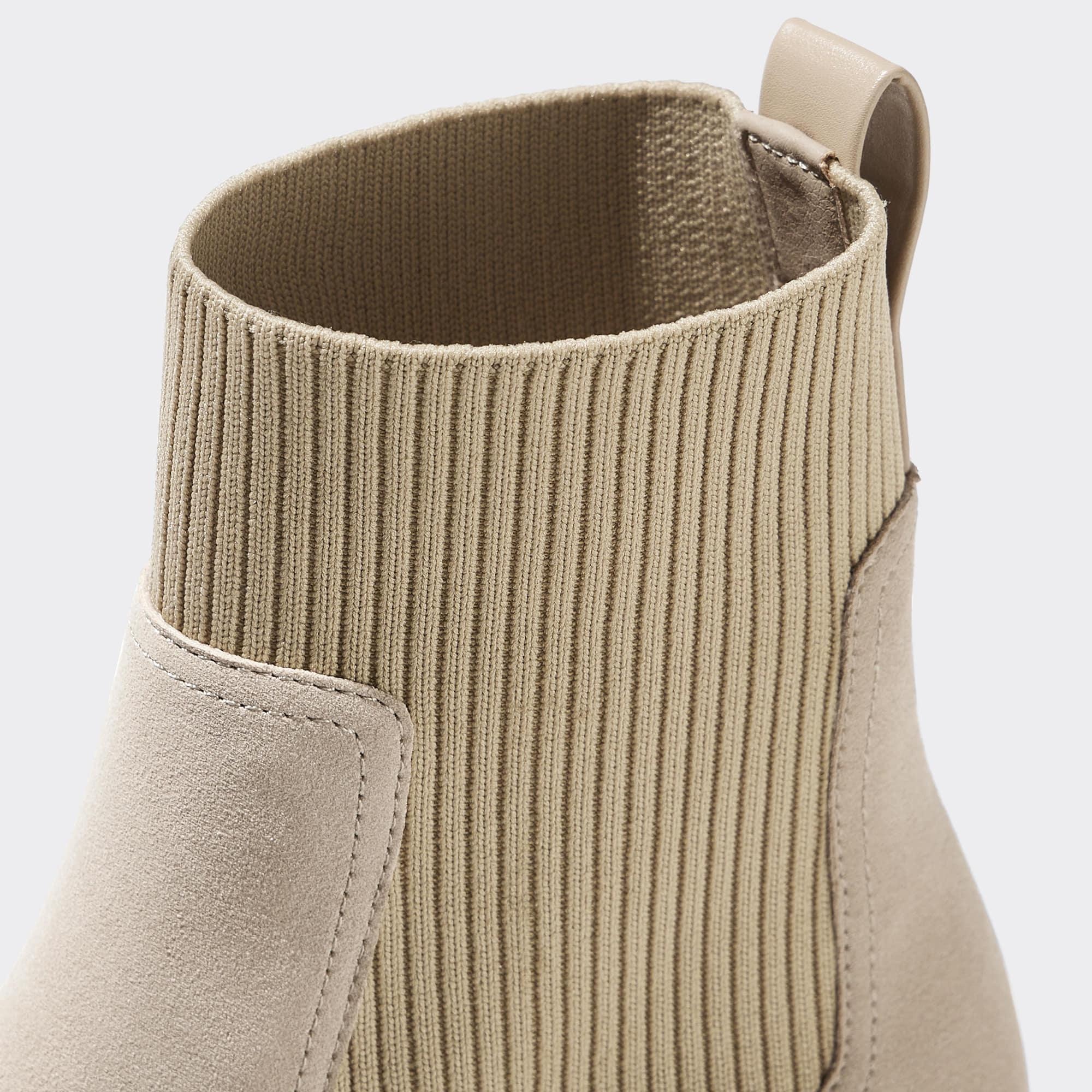 Ribbed Knitted Sock Boots | GU US